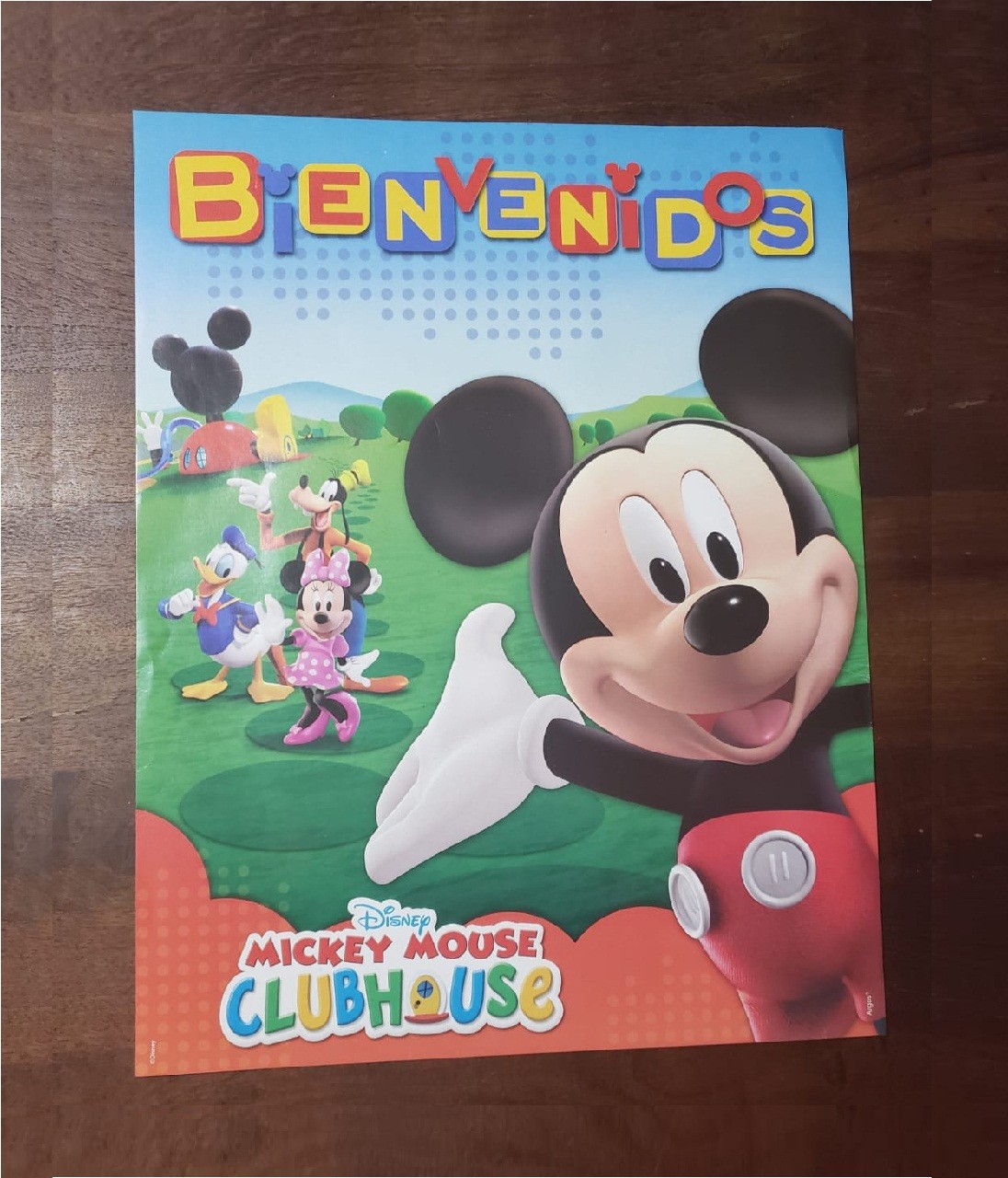 MICKEY AFICHE BIENVENIDOS - PÓSTER - TL - ReinaAbru