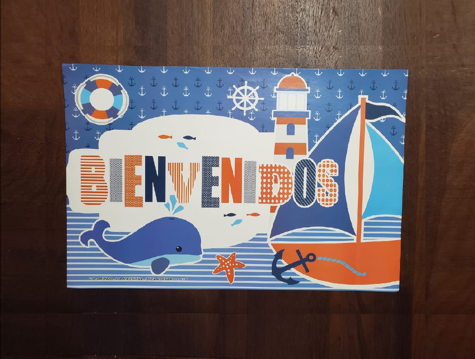 MARINERO AFICHE BIENVENIDOS - PÓSTER - TL - ReinaAbru